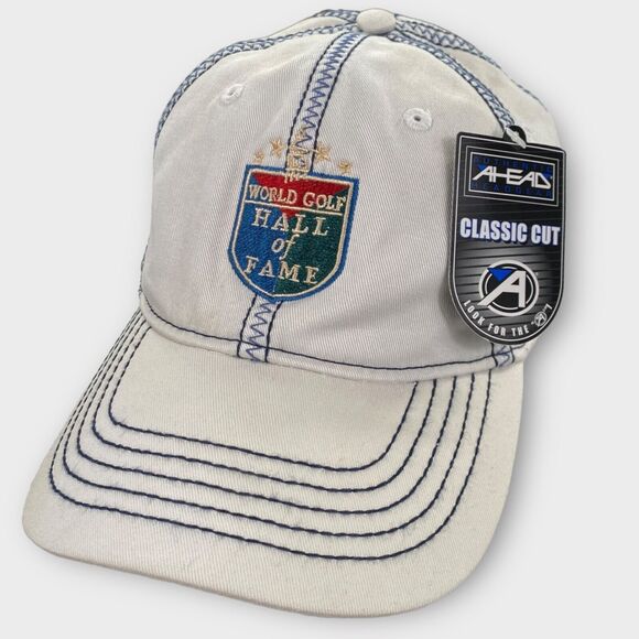 AHEAD | Accessories | Vintage Golf Hat Cap Ahead World Hall Of Fame ...